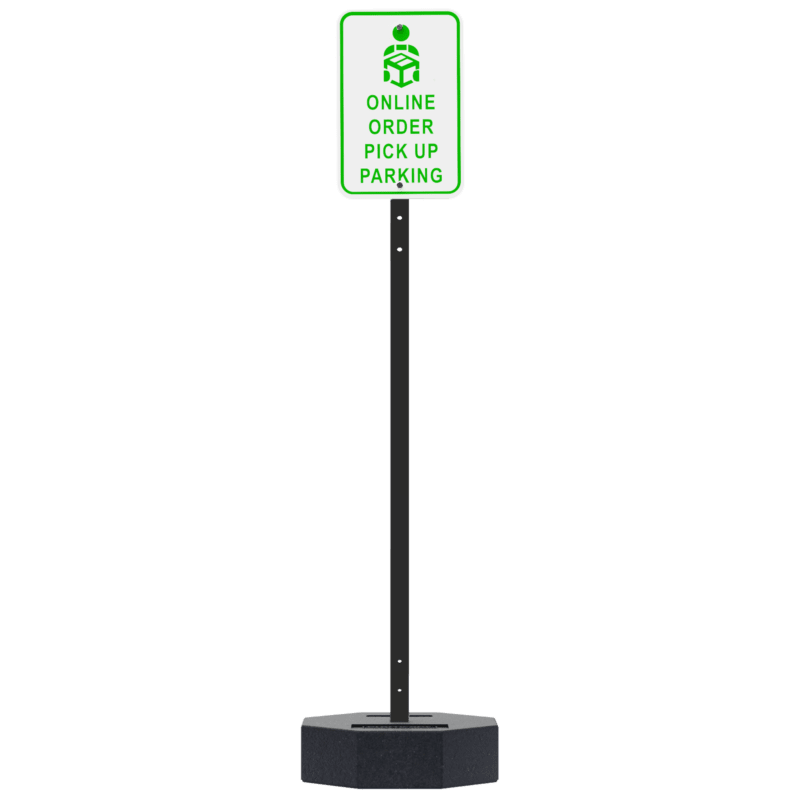 Plasticade Rubber Base For Portable Sign Posts - Orbano