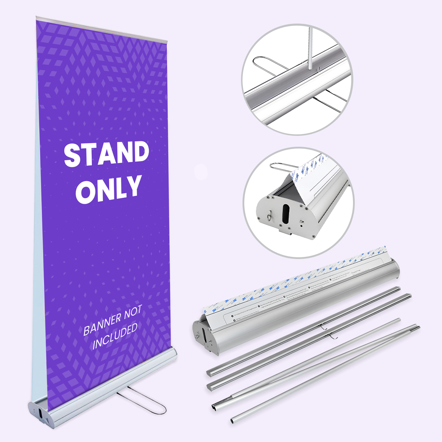 Banner Stand Deluxe Double sided RU-D - Orbano