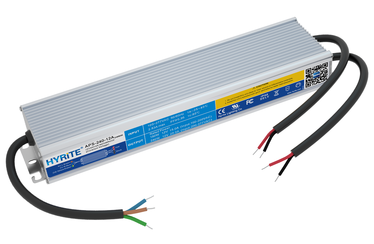 240W 12V LED Power Supply UL certified - Orbano